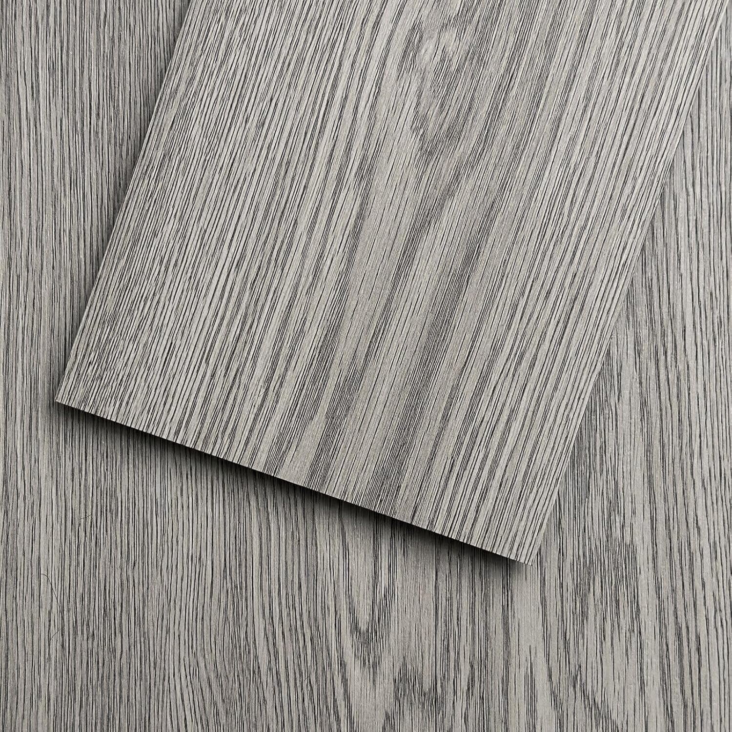 Self-Adhesive Vinyl Flooring Plank, 36 Pack - 6 x 36 inch, Natural Wood ...