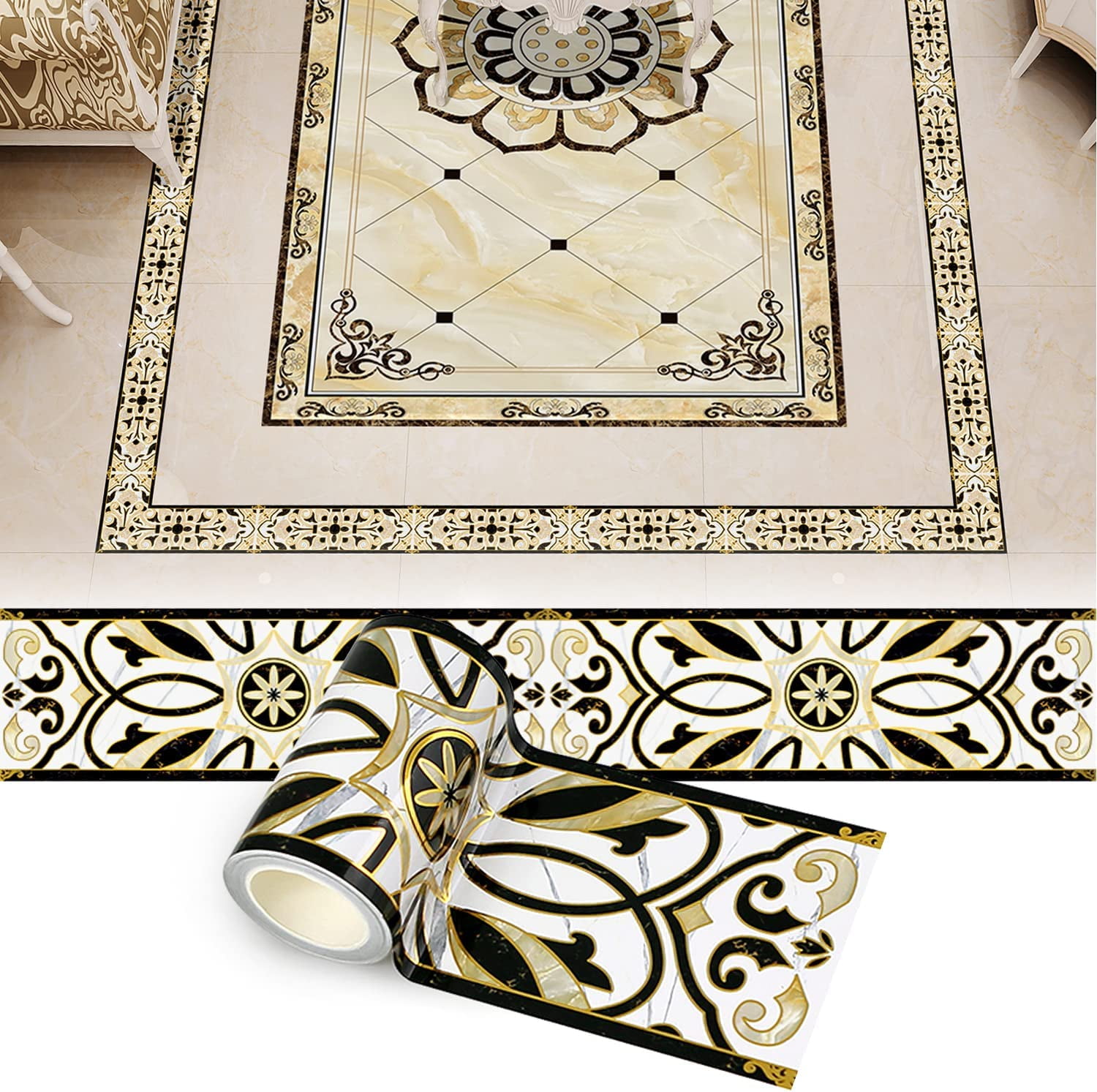 Self Adhesive Wall Border,Wallpaper Border 10x500CM,for Decorating Wall ...