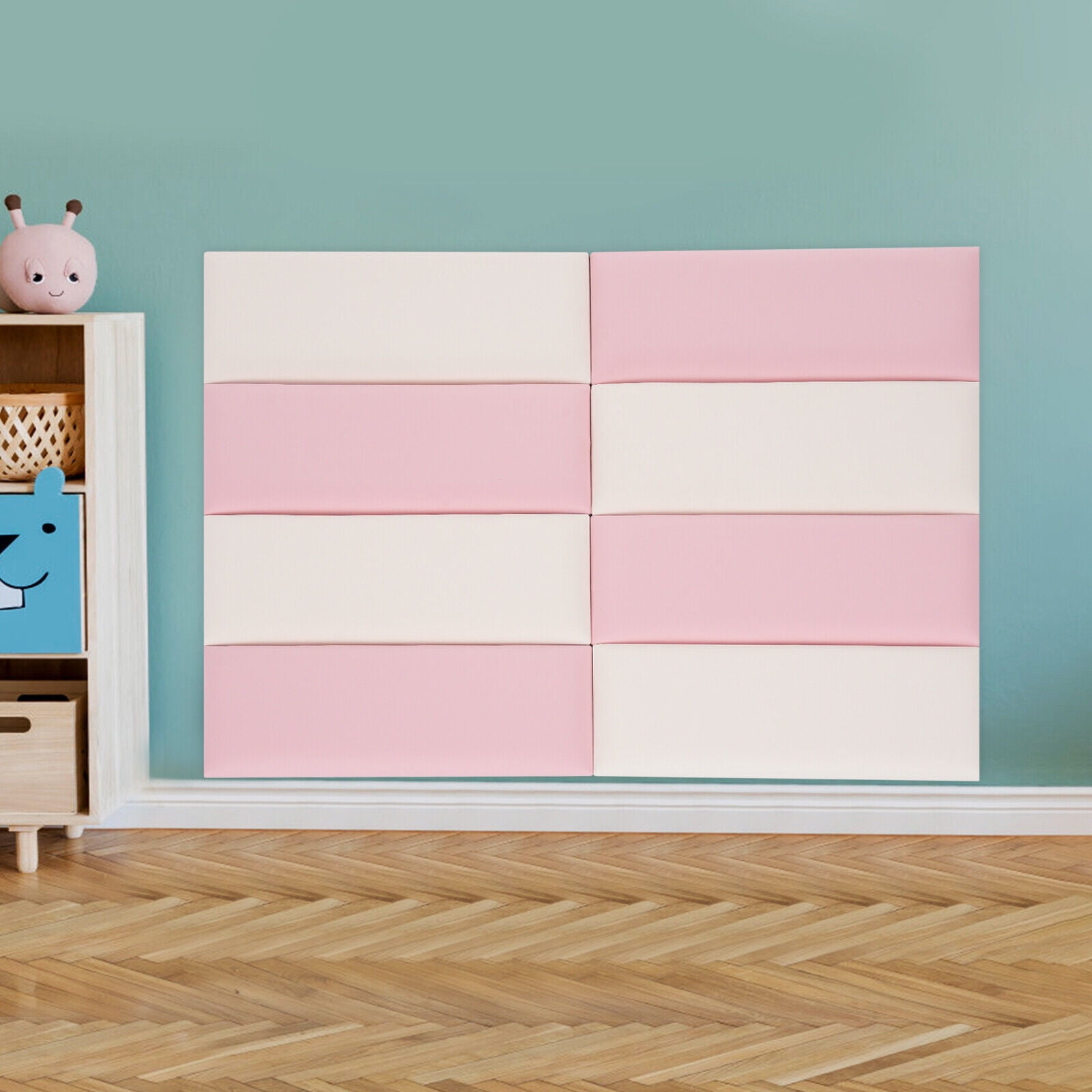 Self-Adhesive Wall Panel - Modern Wall Panels Pack of 8, Anti-collision ...