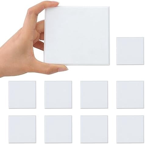 Self Adhesive Wall Protector Square 4 inch, 10 Pack Door Handle Wall ...