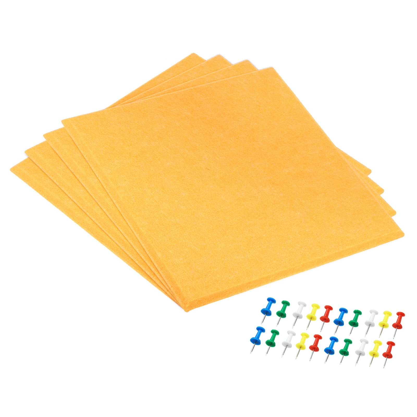 Self Adhesive Wall Square Bulletin Felt Board Tile with Push Pin ...