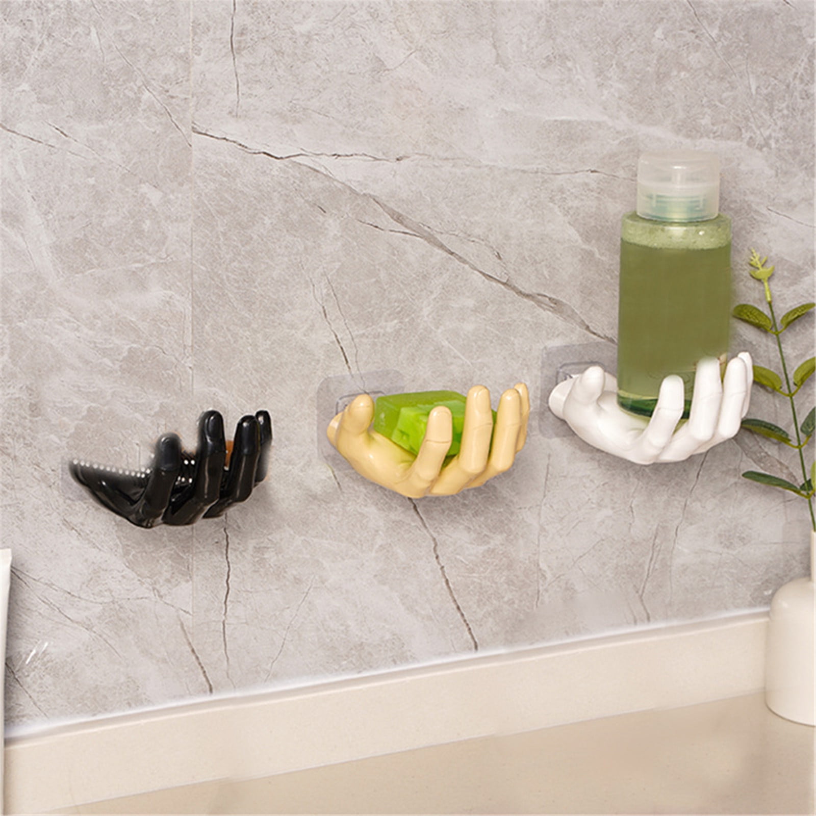 Self Adhesive Wall Storage Rack, Multi-purpose Organizer with Double ...