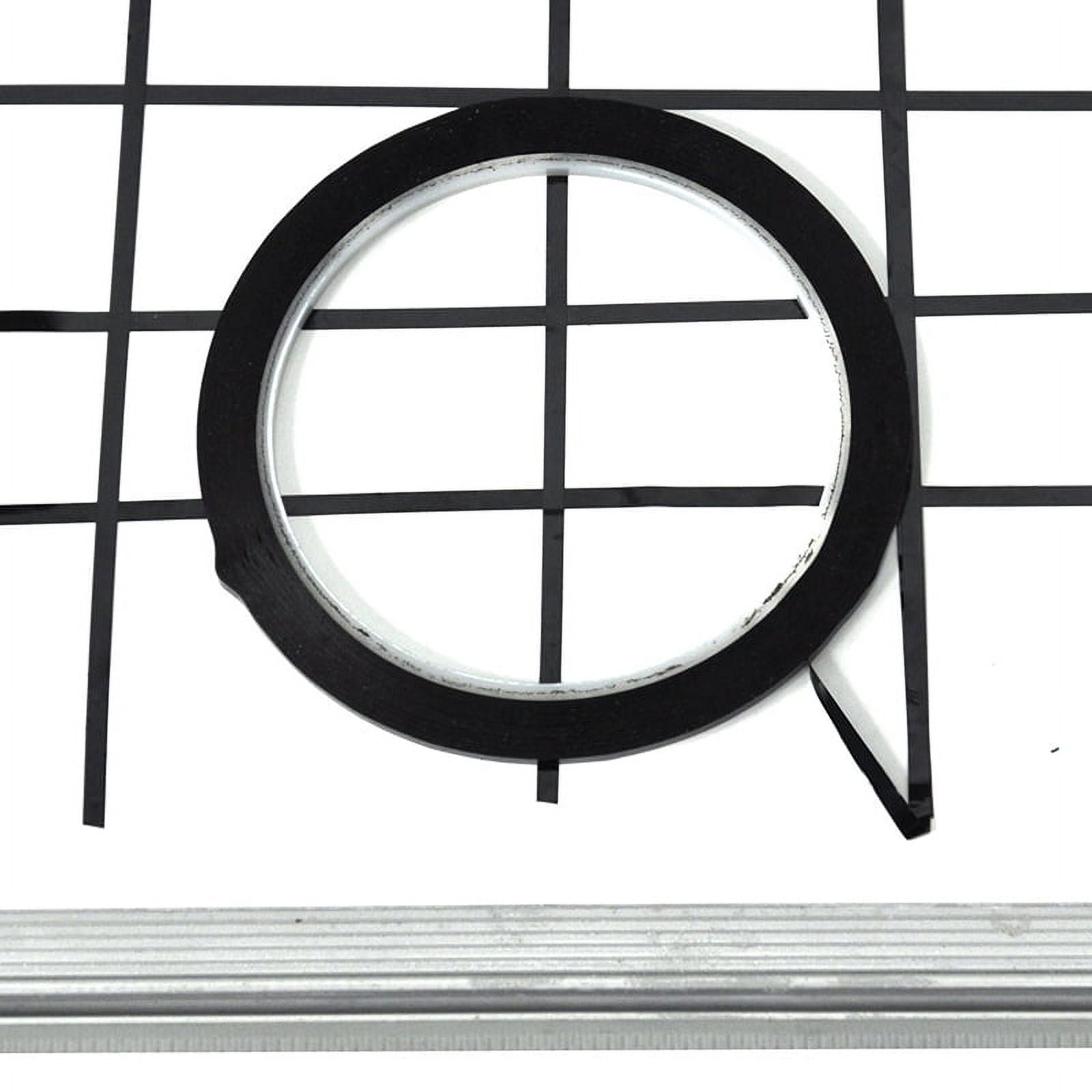 Self Adhesive Whiteboard Grid Gridding Marking-Tape to Use Black Easy ...
