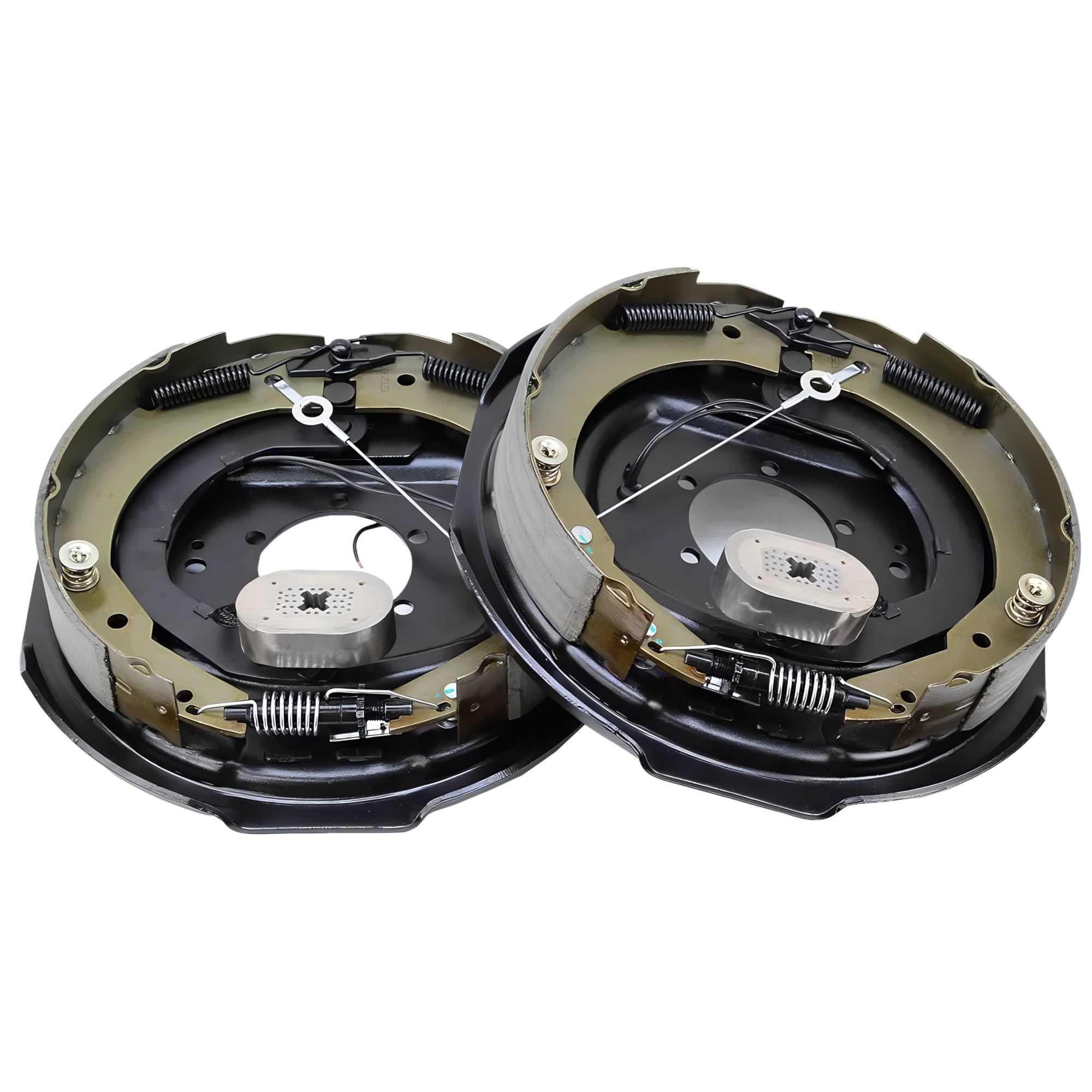 Self-Adjusting Electric Trailer Brake Assembly Kit - 7000 lb - 12"x2"(1 ...