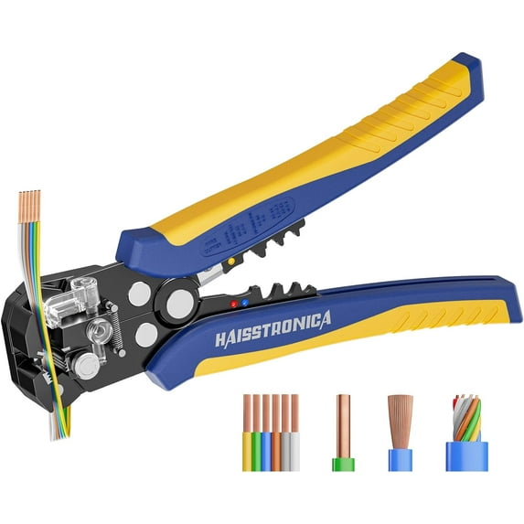 Self-Adjusting Wire Stripper, 3 in 1 Stripper/Cutter/Crimping Heavy ...