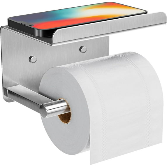 Self-Adsive Toilet Paper Roll Holder - Wall Mount Or Adsive with Slf ...