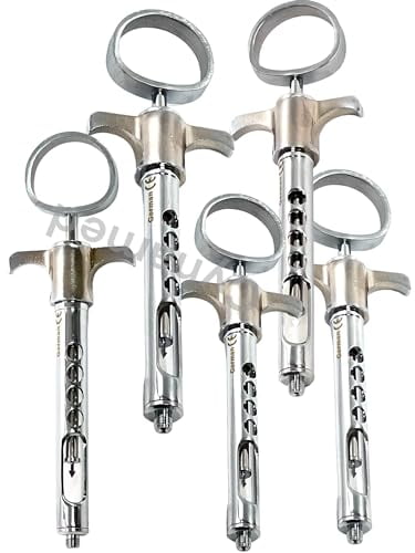 Self-Aspirating Anesthetic Dental Syringe 1.8mL Cartridge Capacity with ...