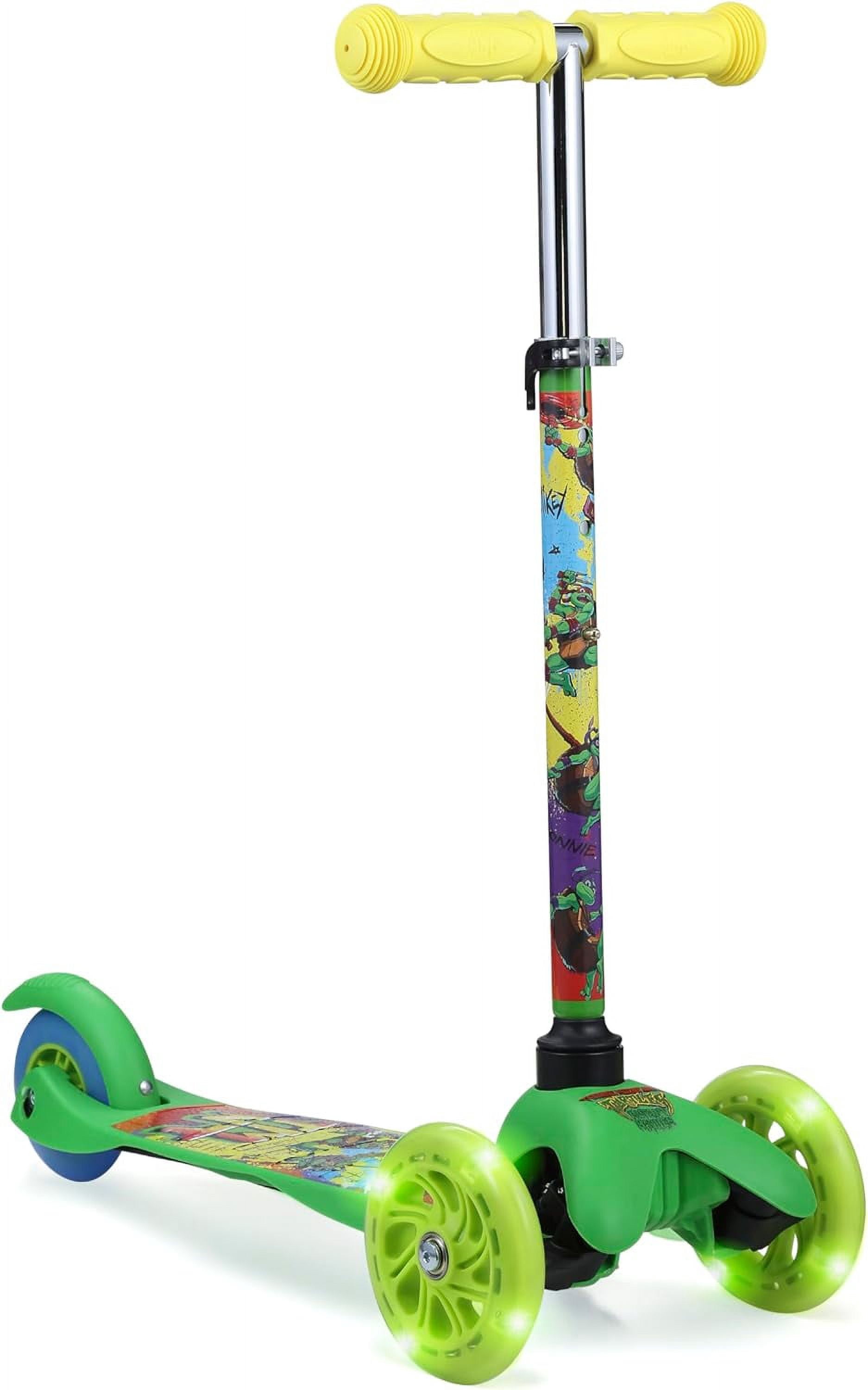 Self Balancing Kick Scooter with Light Up Wheels, Extra Wide Deck ...