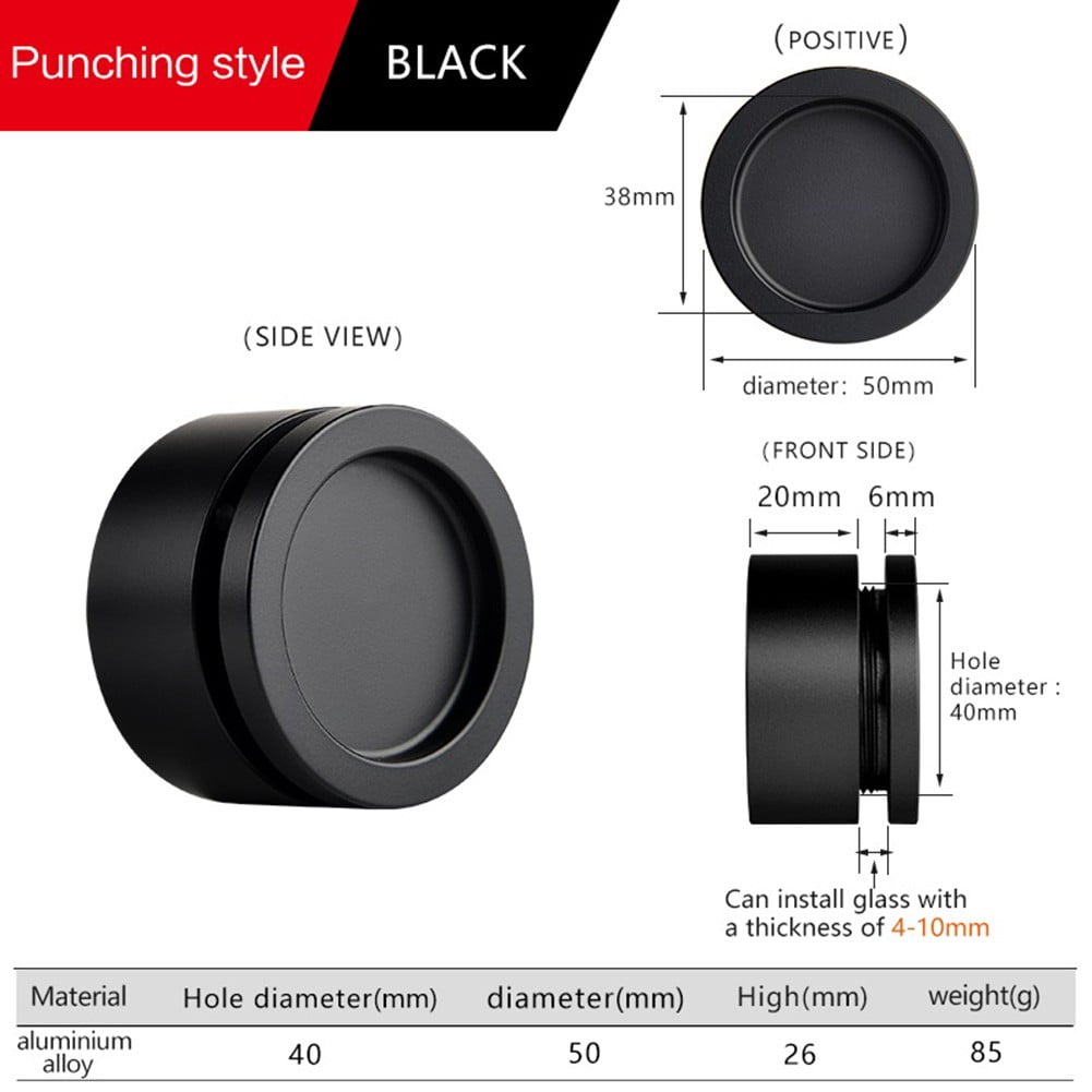 Self-Binder Sliding Glass Door Handle Wardrobe Door Handle Aluminum ...