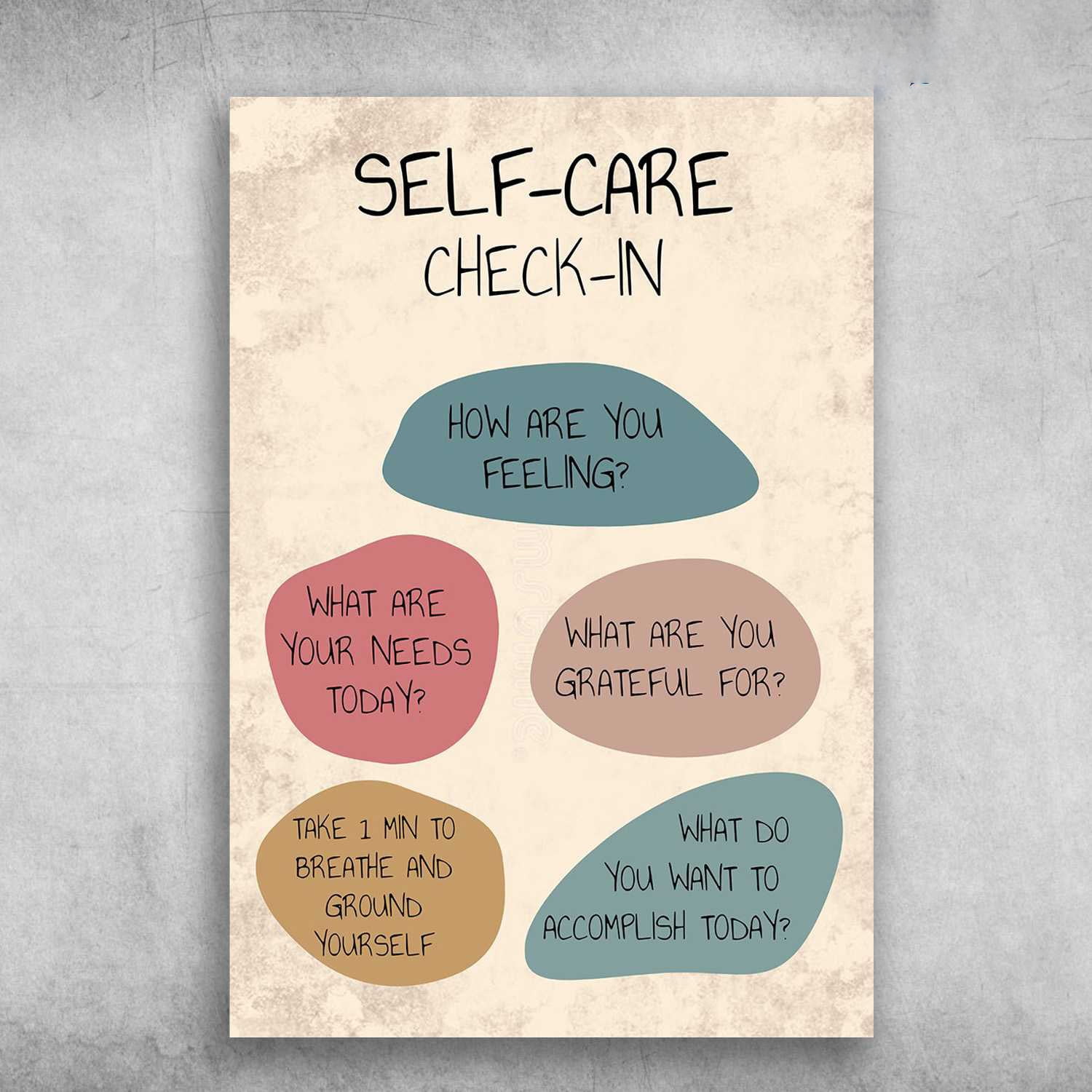 Self-Care Check-In - How Are You Feeling, What Are Your Needs Today ...