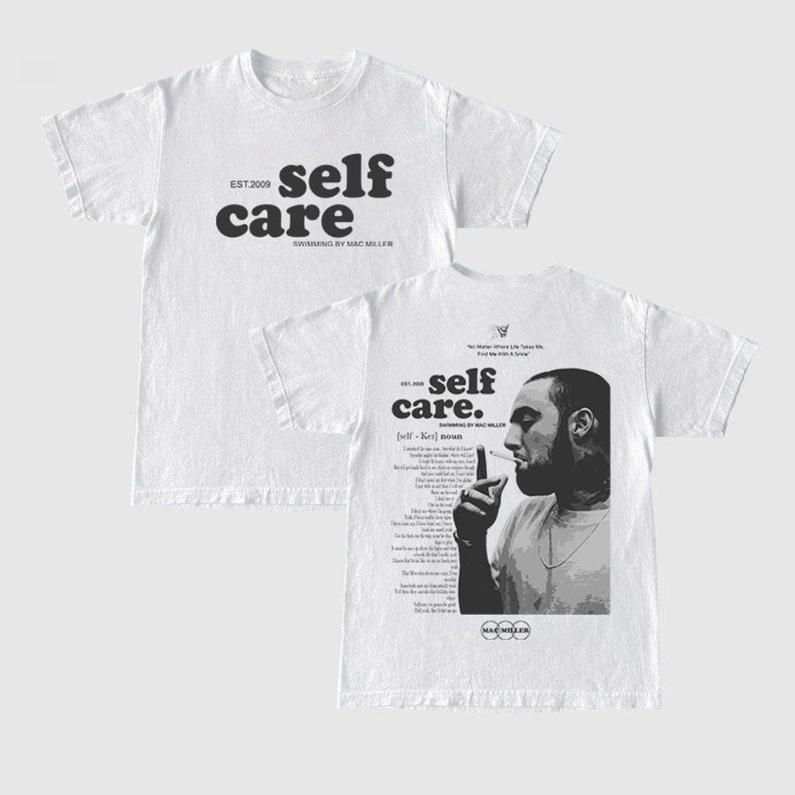Self Care Mac Miller 2side shirt, Mac Self Care T-shirt, Mac Fan Gift ...