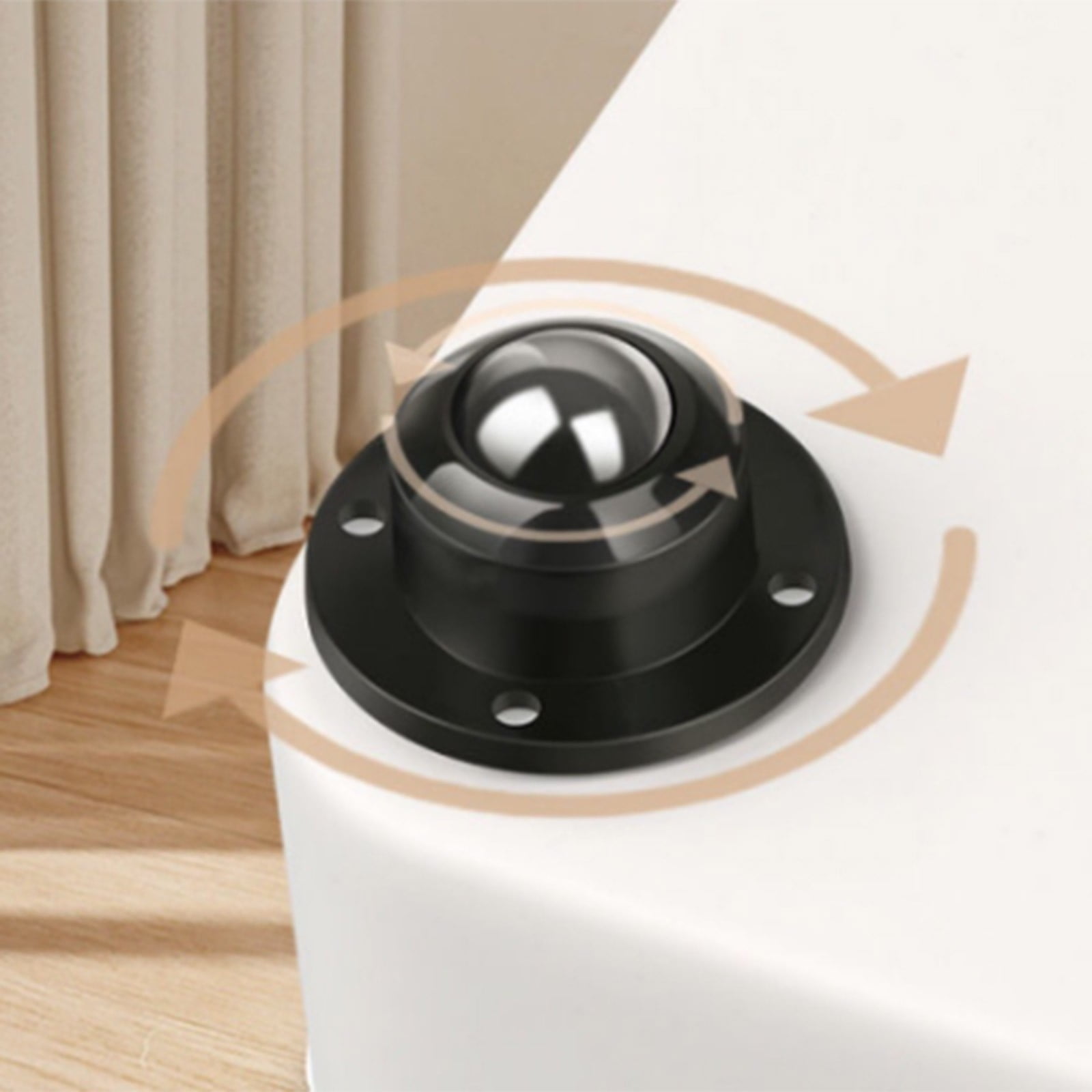 Self Caster Wheels 1 Inch For Furniture Load Capacity 28LBS Per Wheel ...