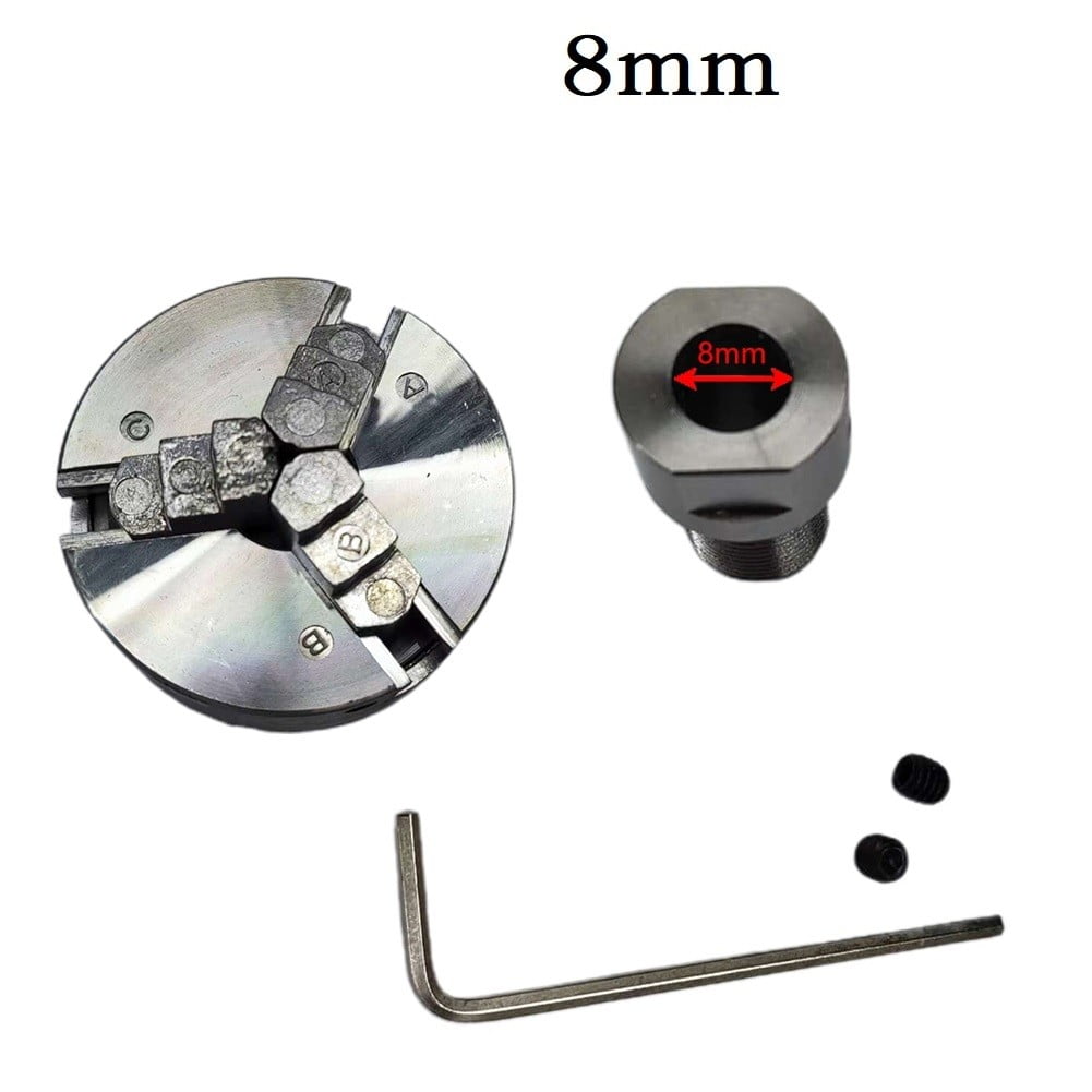 Self-Centering 3 Jaw Lathe Chuck with Mounting Bolts for Turning - Walmart.com