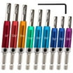 "LU&MN 15 PCS Carbide Tipped Router Bits with 1/4"" Shank, Wood Milling ...