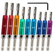 Yonico 12319 3 Bit Glass Door Router Bit Set - Round-Over Bead - 1/2 ...