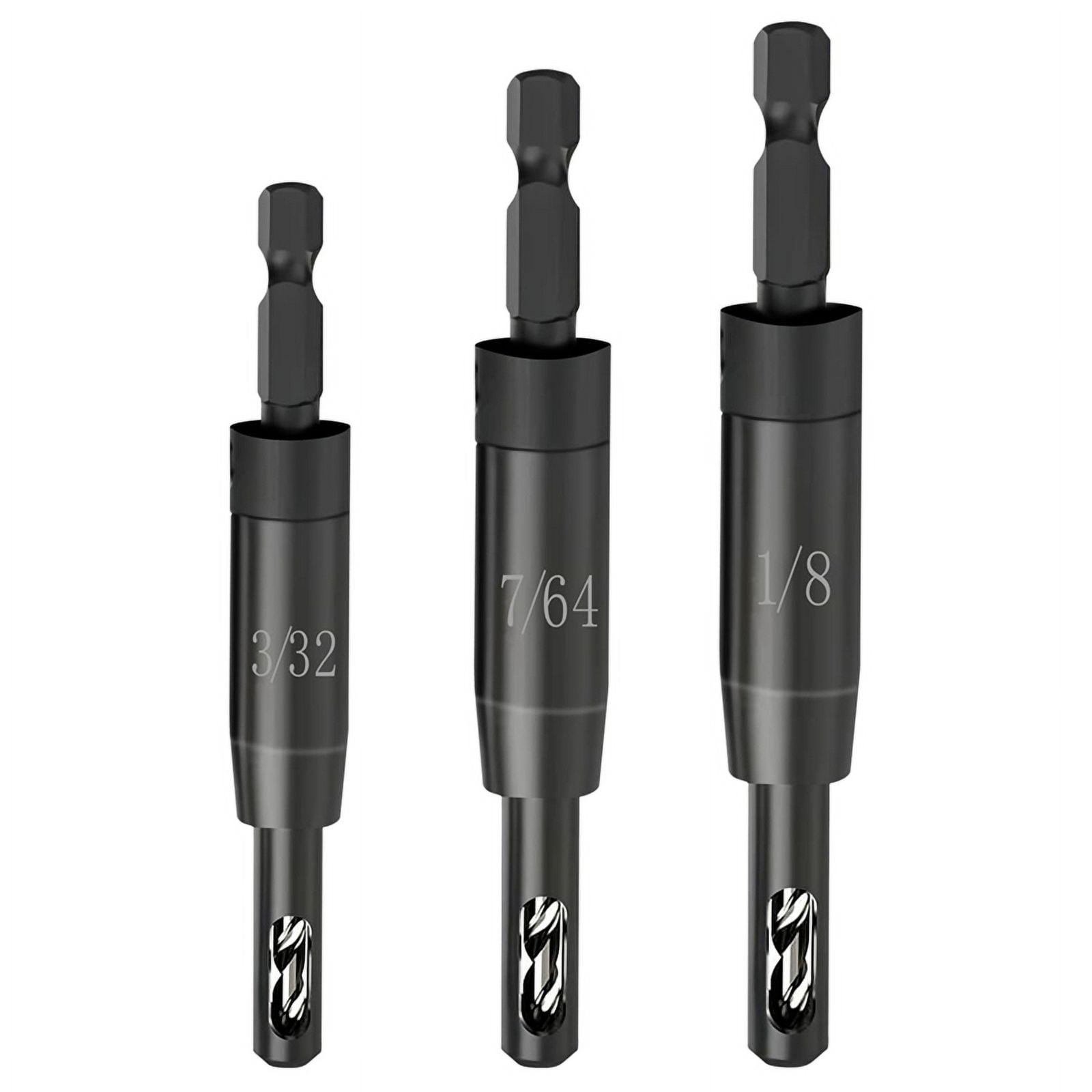 Self Centering Drill Bit Set for 1/4In Hex Shank Drill - Walmart.com