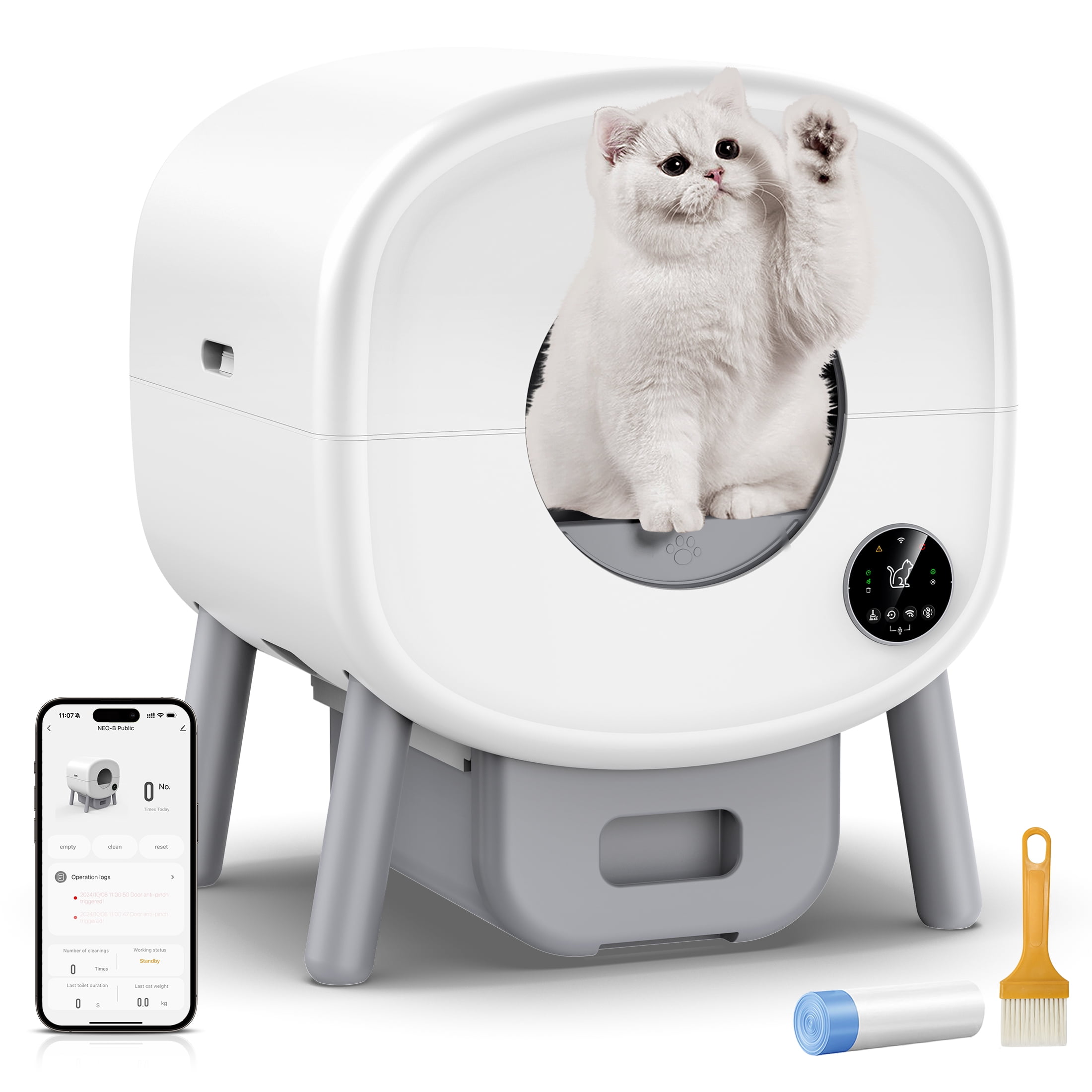 Customer reviews for GOOVI Self Cleaning Cat Litter Box Smart Automatic ...