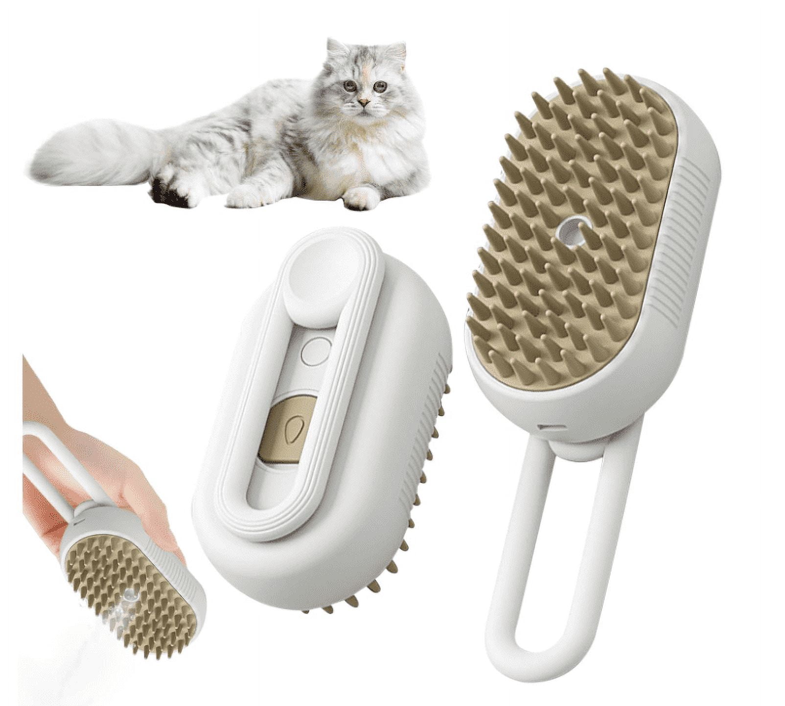 GreenJoy Self-Cleaning Cat Steam Grooming Brush,3 in 1 Pet Massage ...