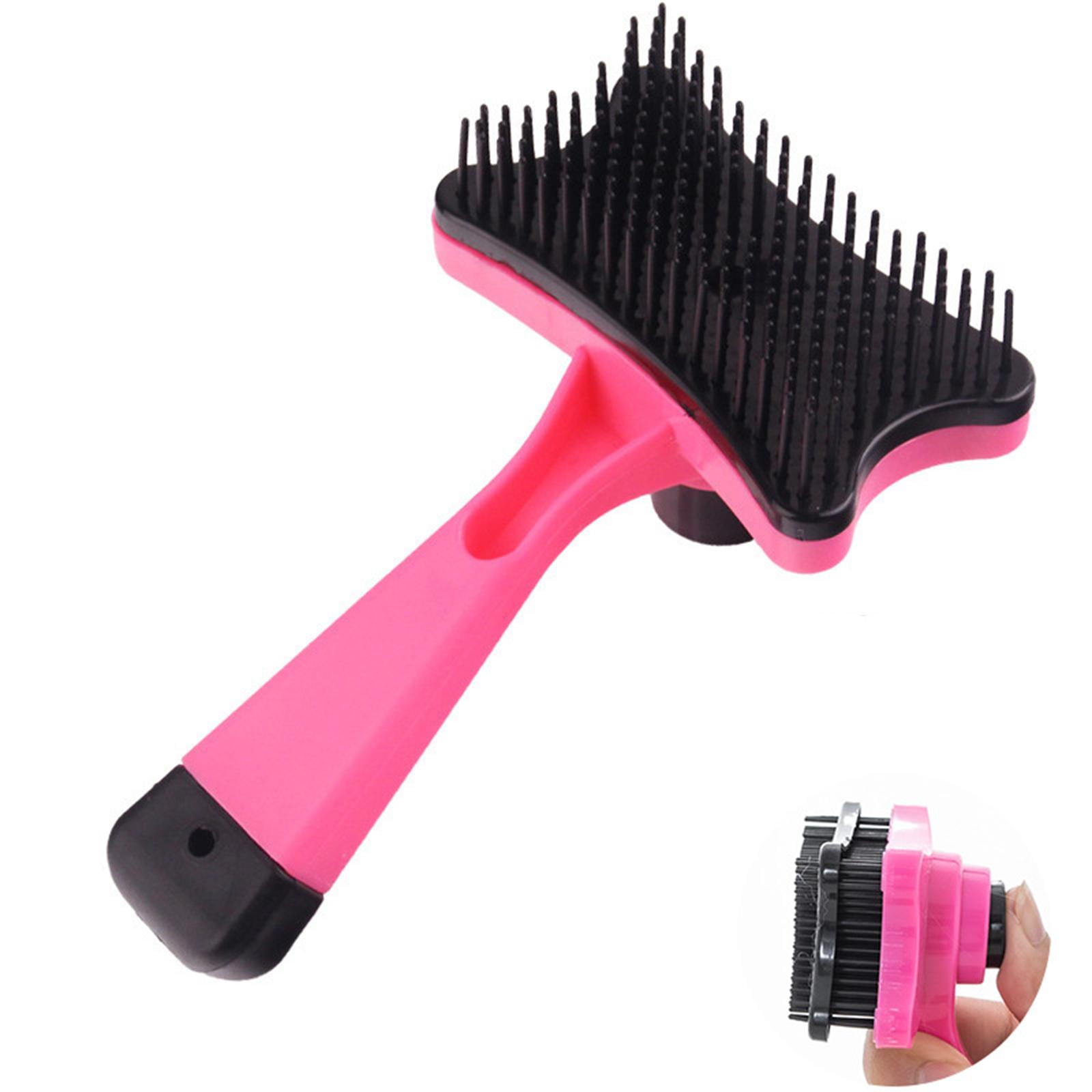 Self Cleaning Dog Cat Slicker Brush Grooming Short Long Hair Brush Pet ...