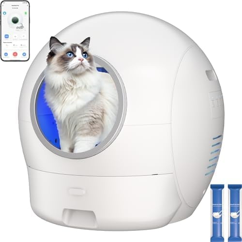 Self Cleaning Litter Box for Cats, S2 Automatic Cat Litter Box Self ...