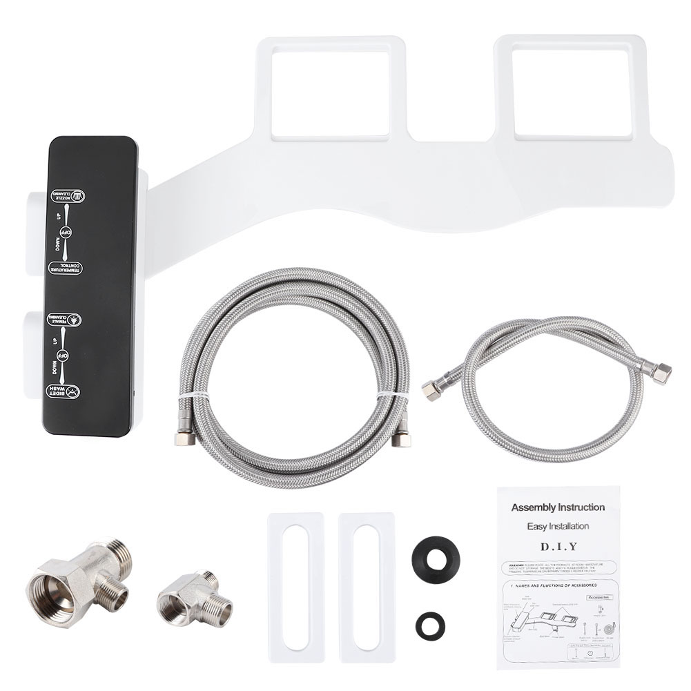 Self-Cleaning Nozzle, Adjustable Water Pressure & Temperature Control ...