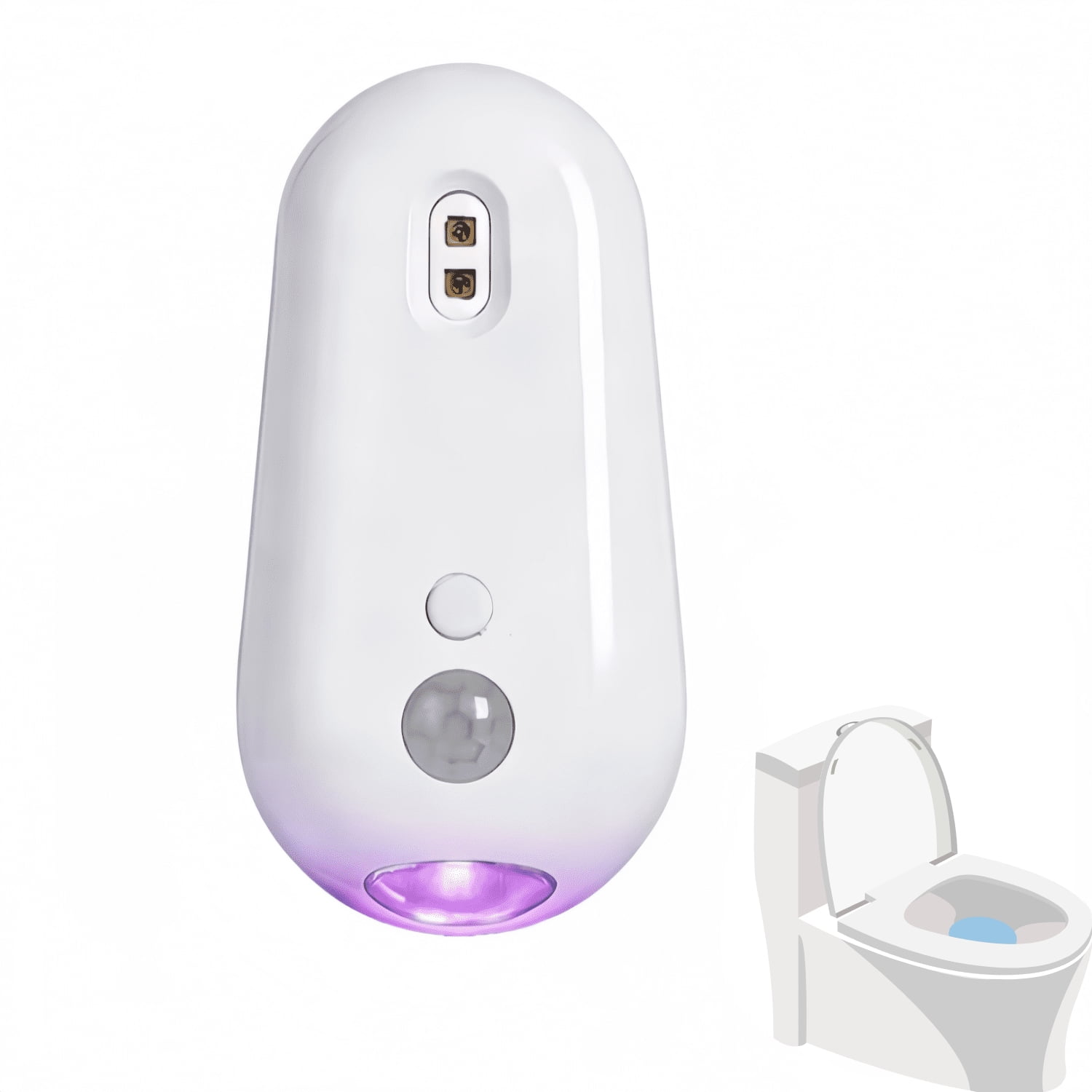 Self Cleaning UV Toilet Light Motion Activated Rechargeable UV Cleaning ...