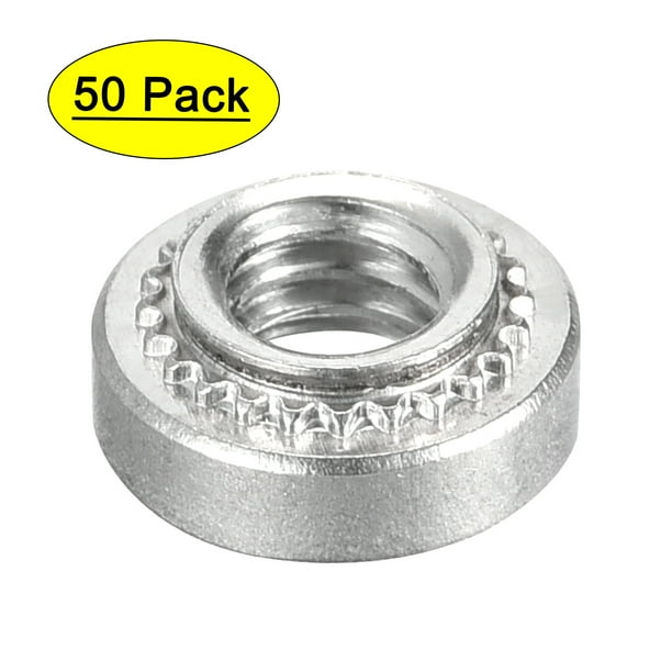 Self -Clinching Nuts,#8-32x0.13-Inch Stainless Steel Rivet Nut Round ...