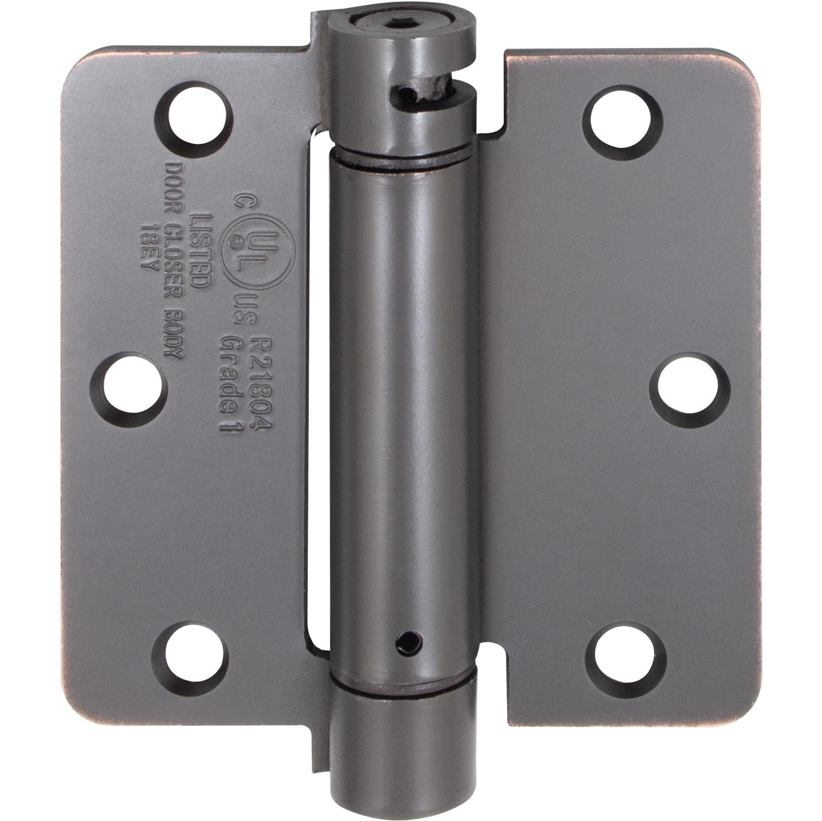 Adjustable Spring Hinge, 3-1/2 Inches, 1/4" Radius Corner, Vintage ...