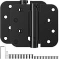 Self Closing Door Hinge 4 Inch Spring Loaded Hinge Adjustable Tension ...