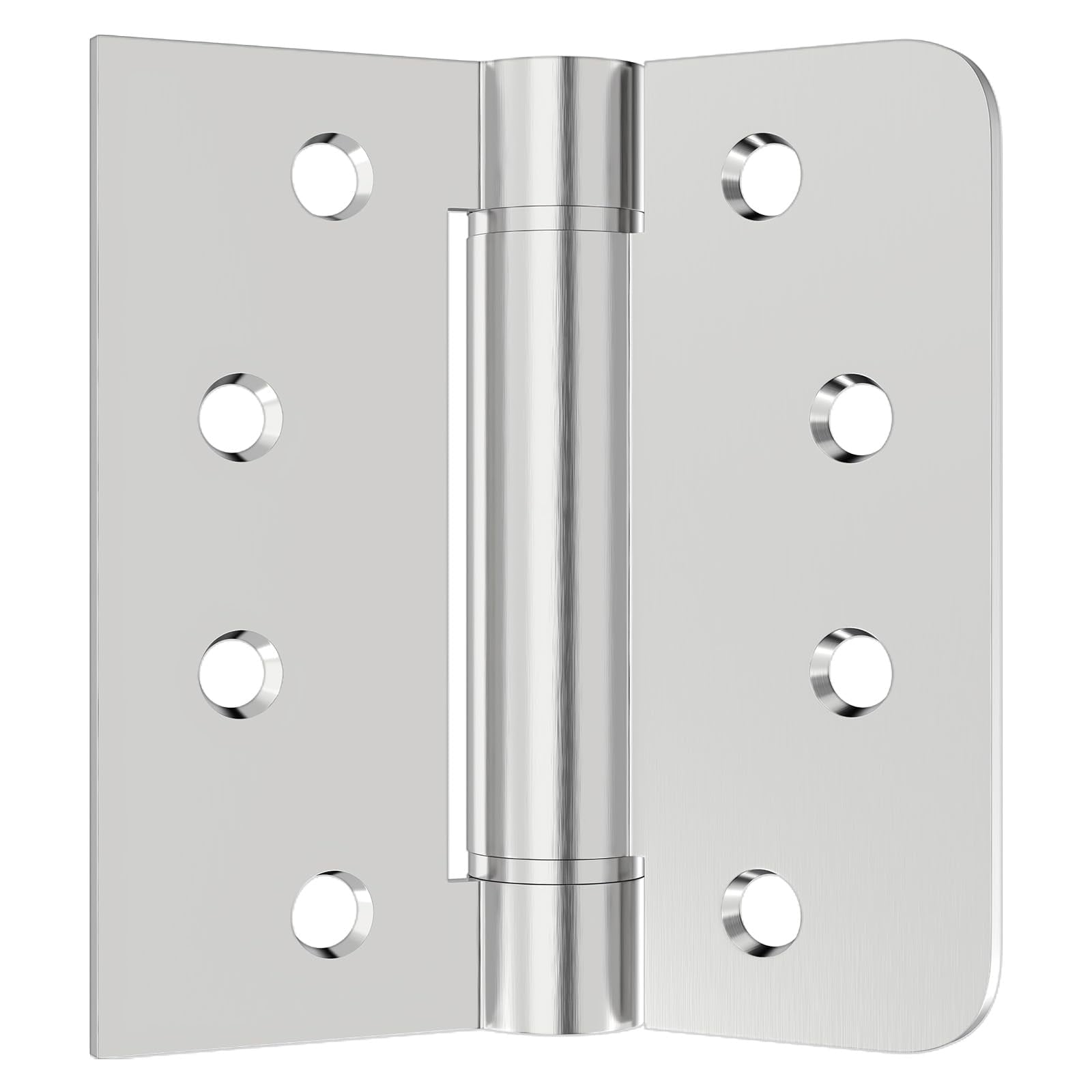Self Closing Door Hinges 4 Inch, 304 Stainless Steel Spring Loaded ...
