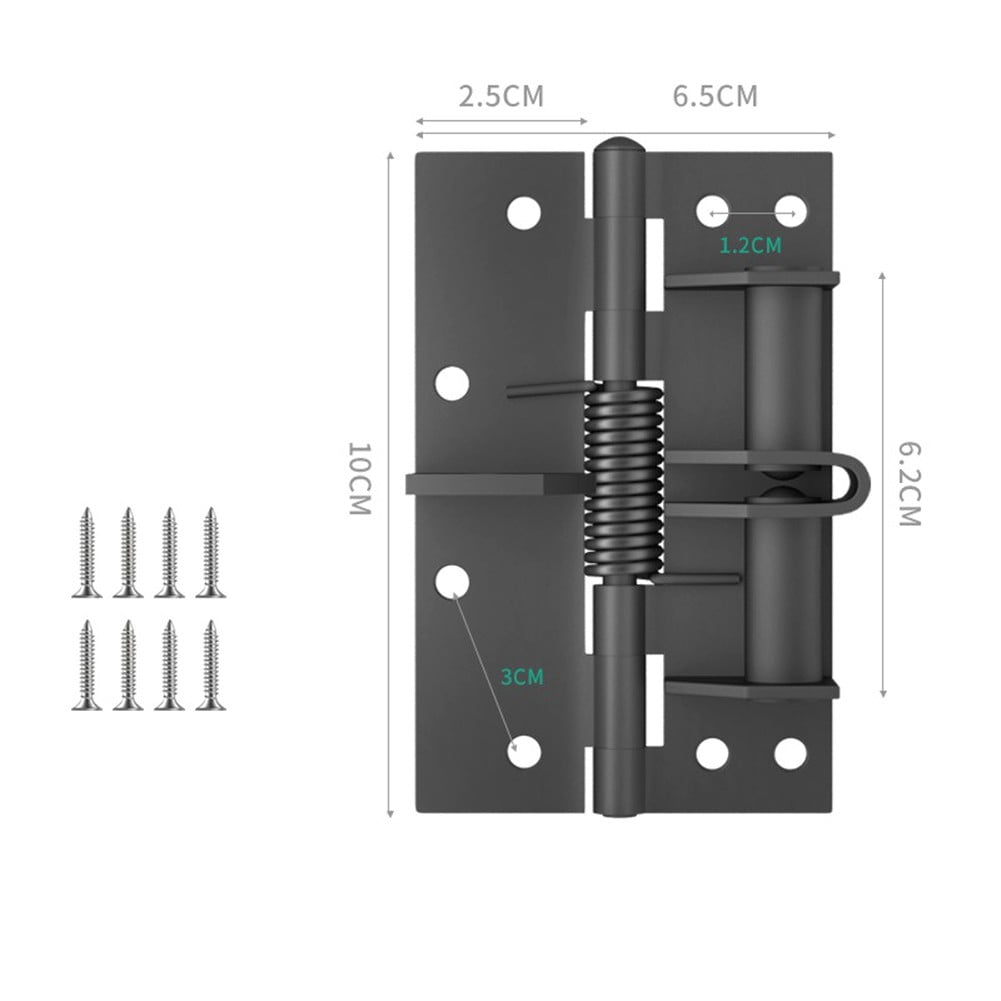 Self Closing Door Hinges Automatic Stopper Speed Mute Closer Hydraulic ...