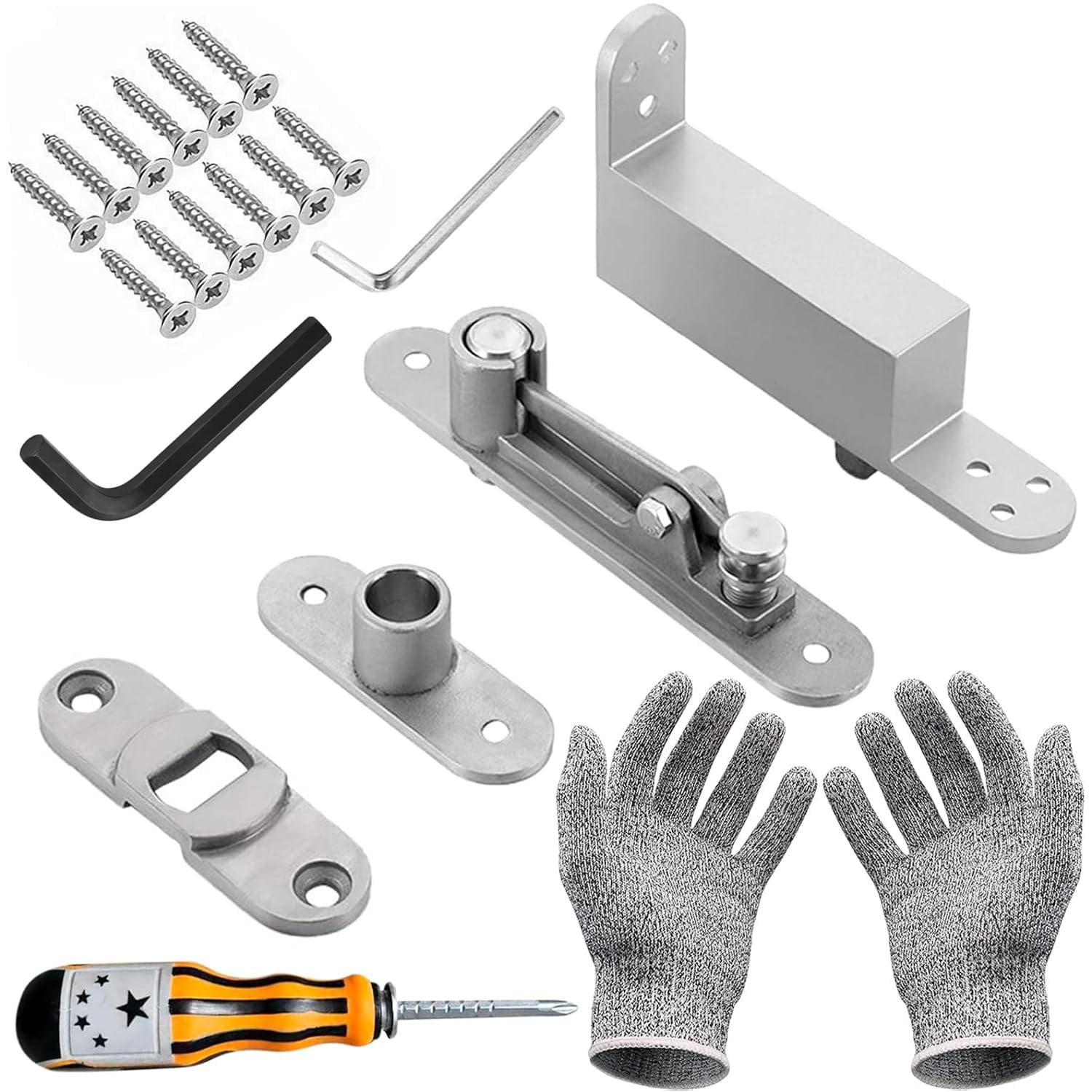 Self Closing Door Pivot Hinges, Heavy Duty Hinge for Wood Doors, 360 ...