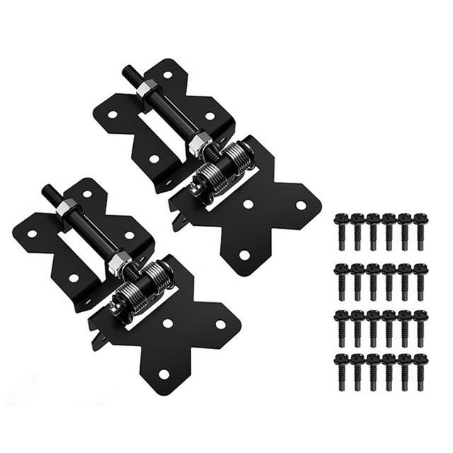 Safety Gate Self Closing 2 Pack Solid Vinyl Fence Gate Heavy Duty Gate ...