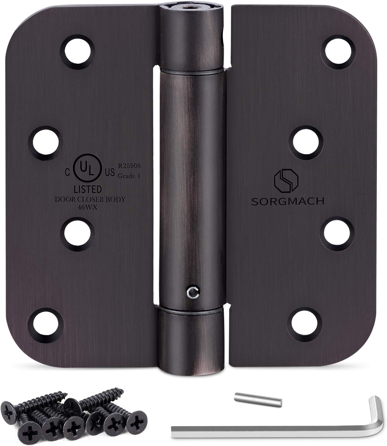 Self Closing Hinge 4 inch Oil Rubbed Bronze Auto Close Hinge Spring ...