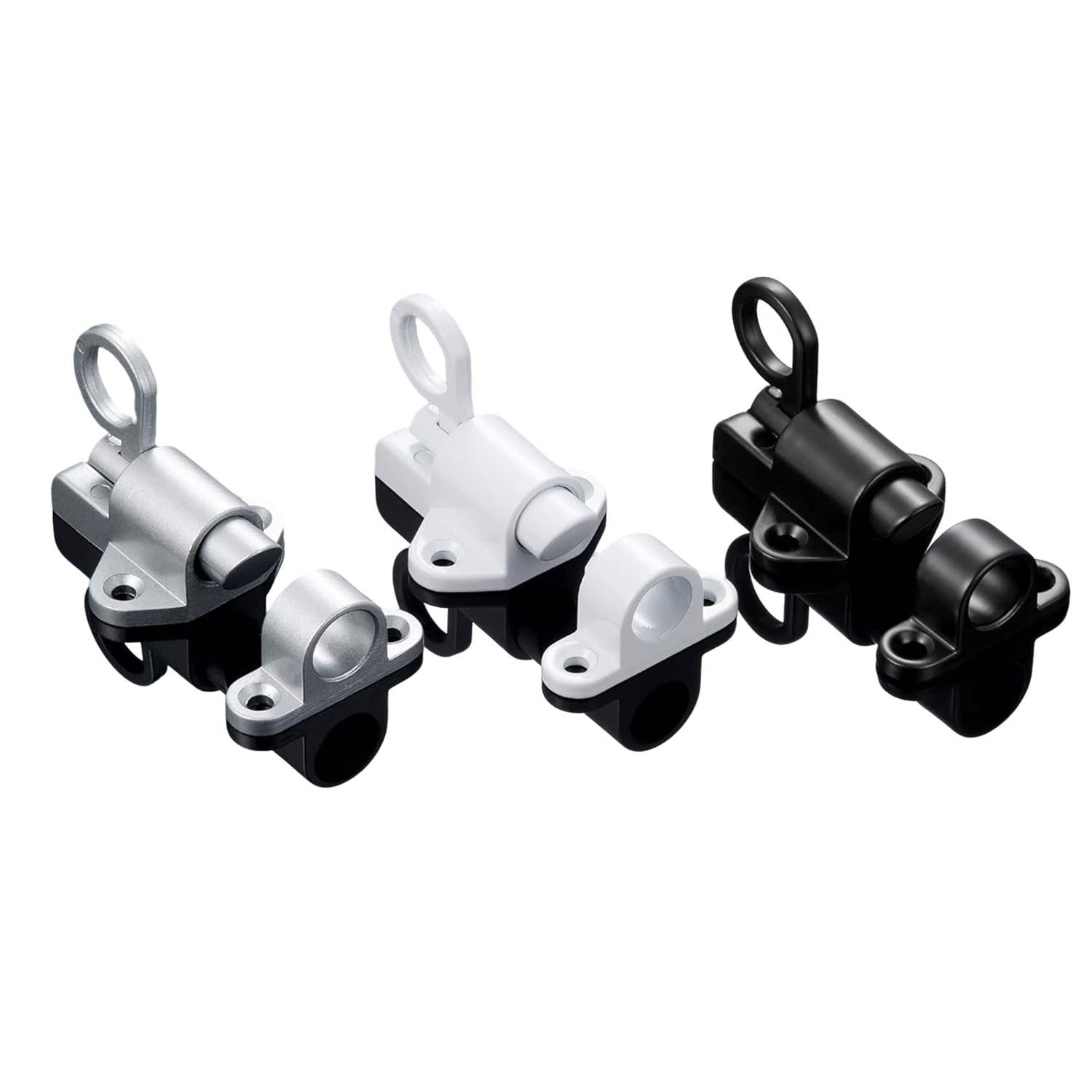 Self-Closing Latches，Black Spring Door Lock，Resilient Bolt Latch ...