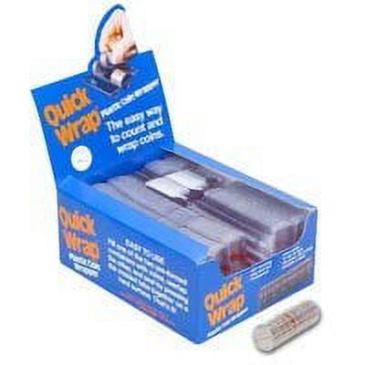 Self Closing Plastic Quarter Coin Wrappers (Packed 500) - Walmart.com