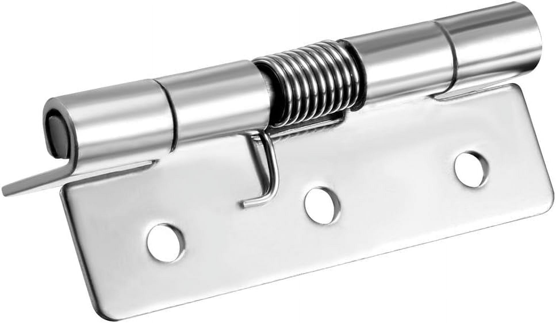 Self Closing Spring Hinge 2.4" Stainless Steel Brushed DIY Hardware ...