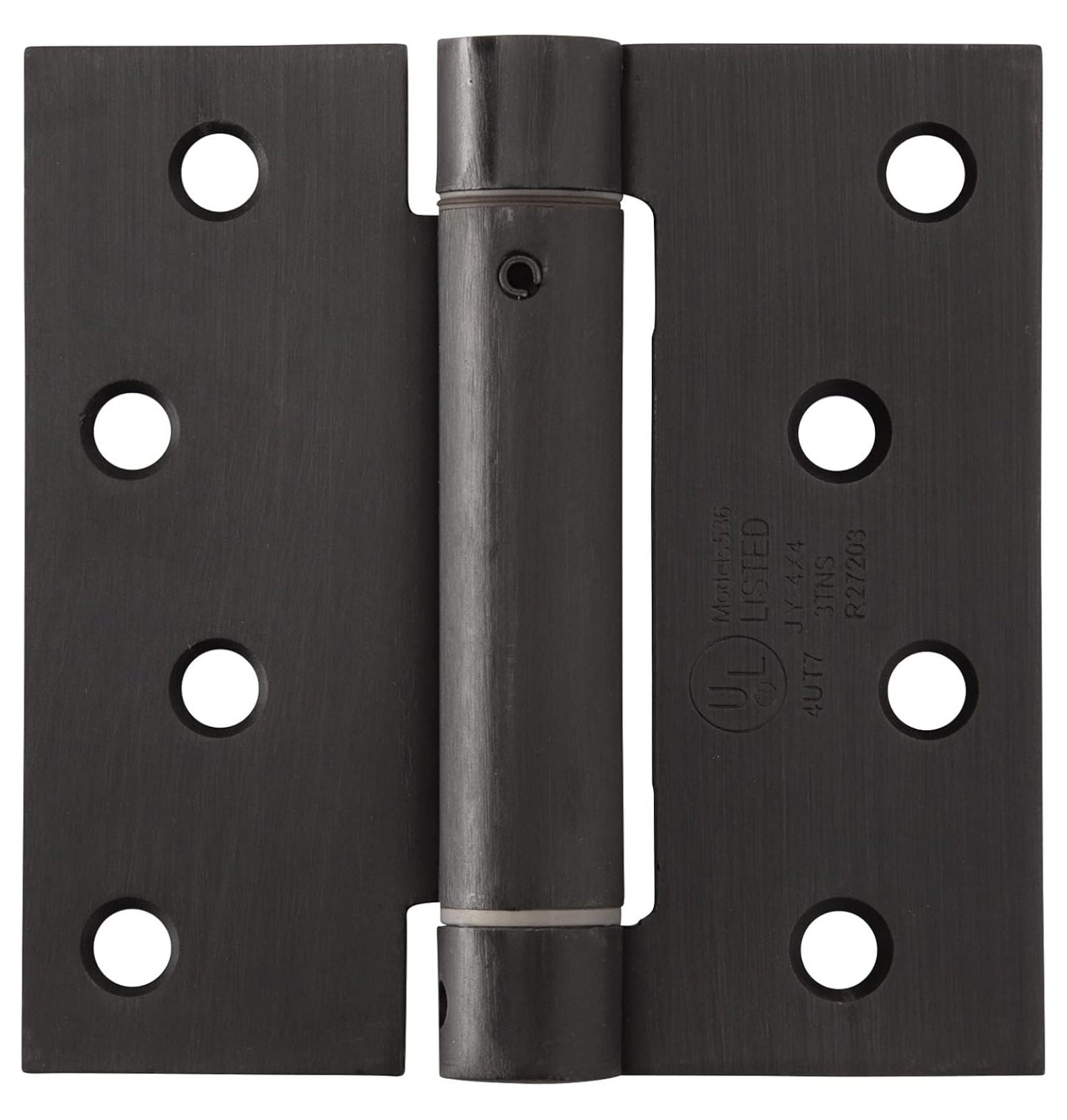 Self Closing Spring Hinge - 4 Inches Square - Oil Rubbed Bronze ...