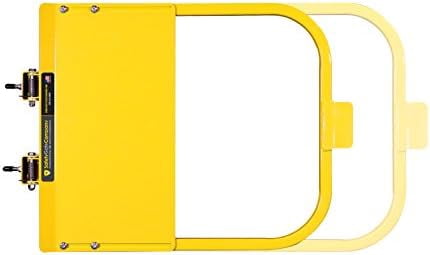 Self-Closing Yellow Safety Gate for Square or Round Post Mount 23-29 ...