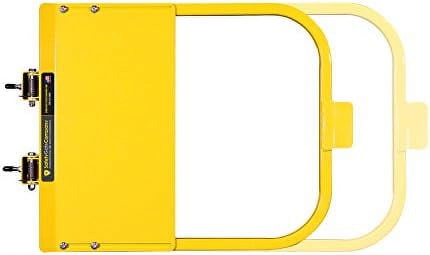 Self-Closing Yellow Safety Gate for Square or Round Post Mount 23-29 ...