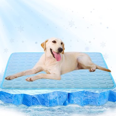 XS-2XL Cooling Mat for Dogs Puppy Cats Ice Silk Pet Self Cooling Pad ...