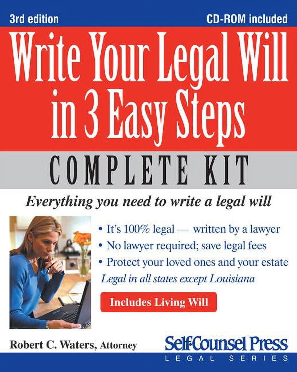 Legal Write Your Legal Will in 3 Easy Steps - Us: Everything You Need ...