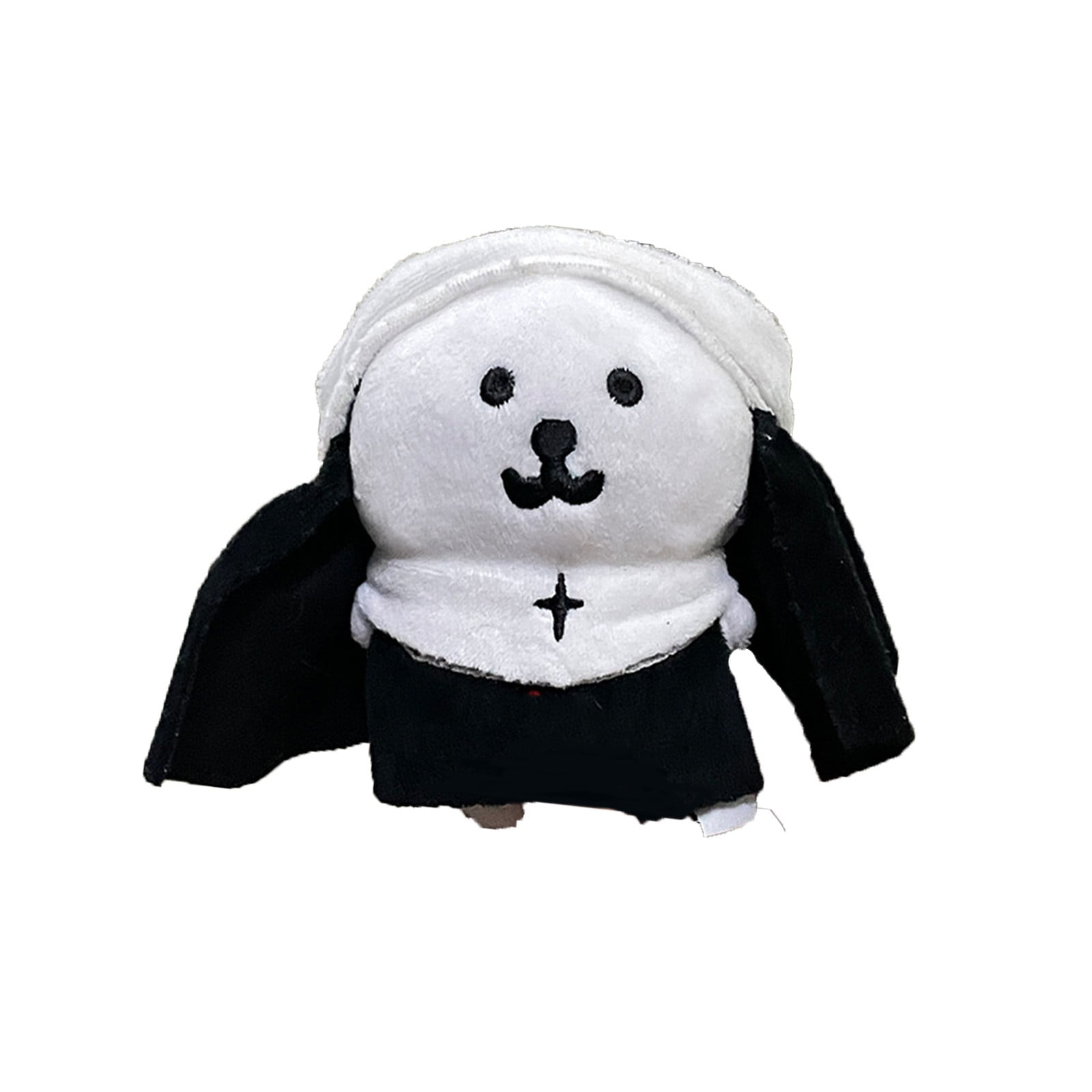 Self-Deprecating Bear Plush Pendant, Dress-Up Doll with Interchangeable ...