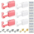 Self Disposable Ear Piercing Gun Kit, 6 Pack Self Ear Piercing Set ...