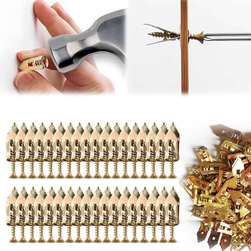 Self-Drilling Anchors Screws, 2025 Upgraded Drywall Expansion Anchor ...