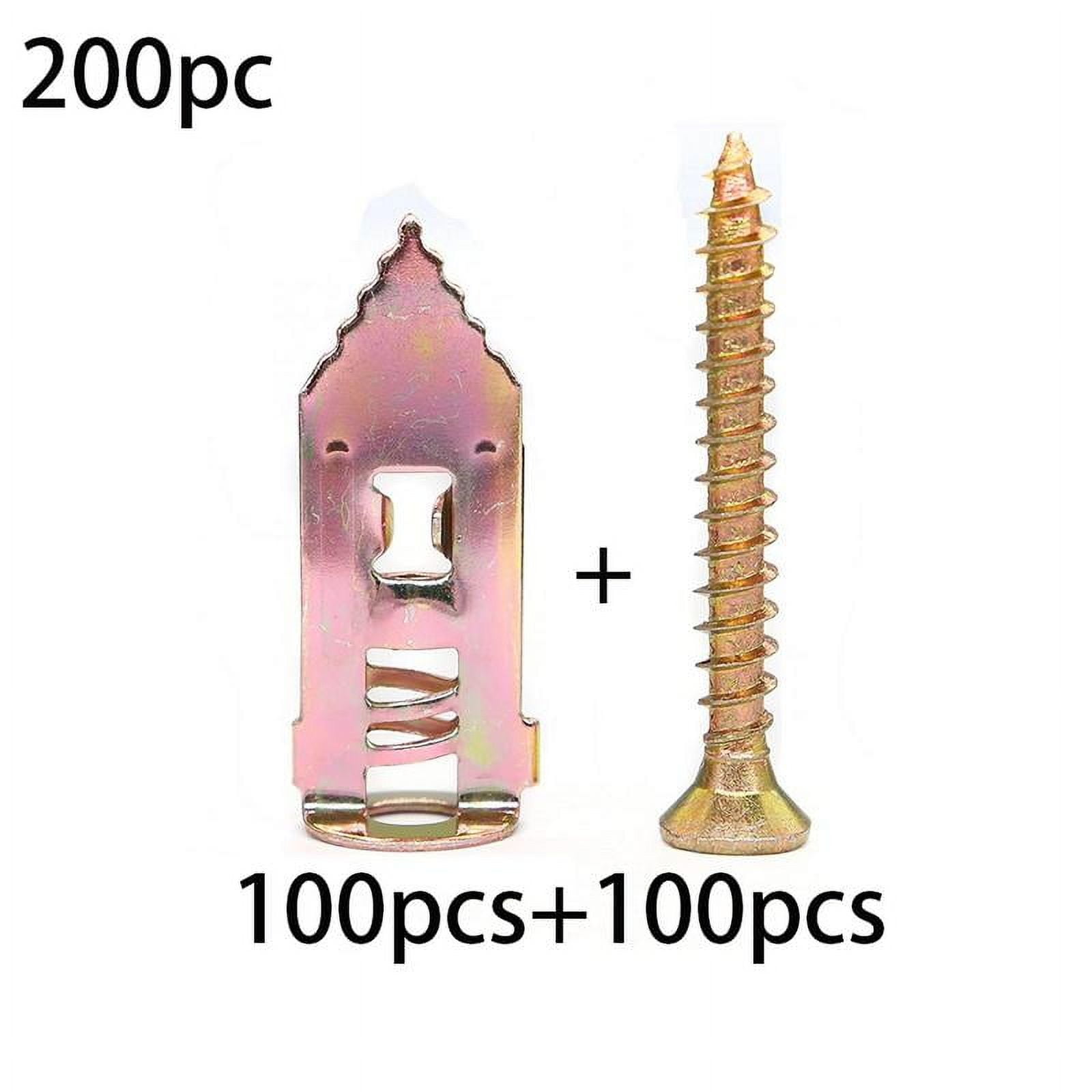 Self Drilling Anchors Screws 40/200 Pcs, (0.47X1.18inch)Upgraded Self ...