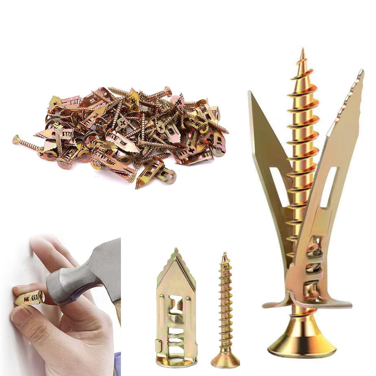 Self Drilling Anchors Screws, Self Drilling Drywall Anchors and Screws ...