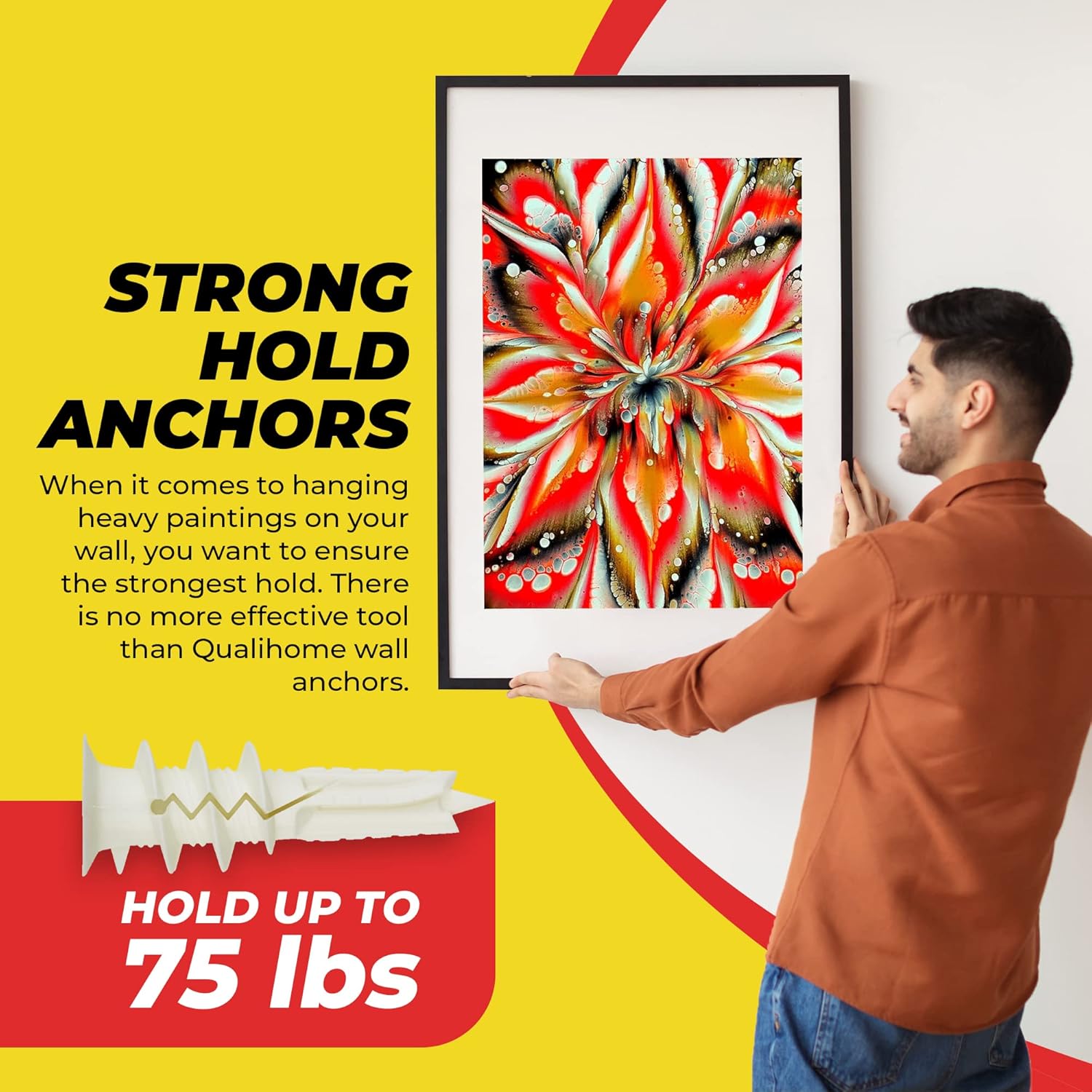 Self Drilling Drywall Anchors - Plastic Anchors for Drywall, Gypsum ...