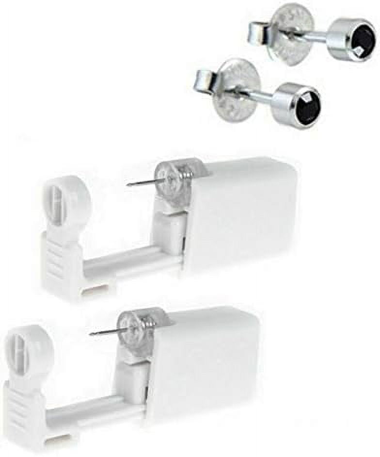 Self Ear Piercing Gun Earring Disposable Ear Stud Gun Kit Sterile No ...