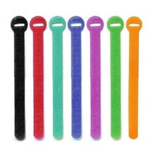 Self-Gripping Cable Ties by Wrap-It Storage, Multi-Color, 40 Pack (5 ...